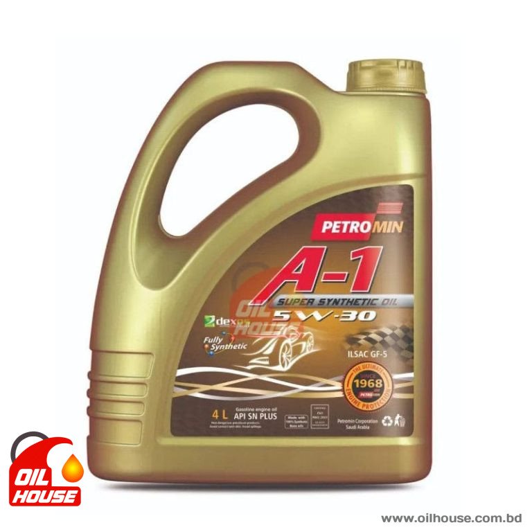 PETROMIN A1 SUPER SYNTHETIC 5W-30 ENGINE OIL 4L - Oil House Bangladesh